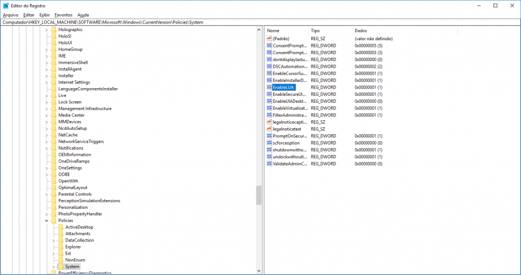 Desativar UAC Windows 10 - Desabilitar UAC Windows 10 | Tecnobrasp